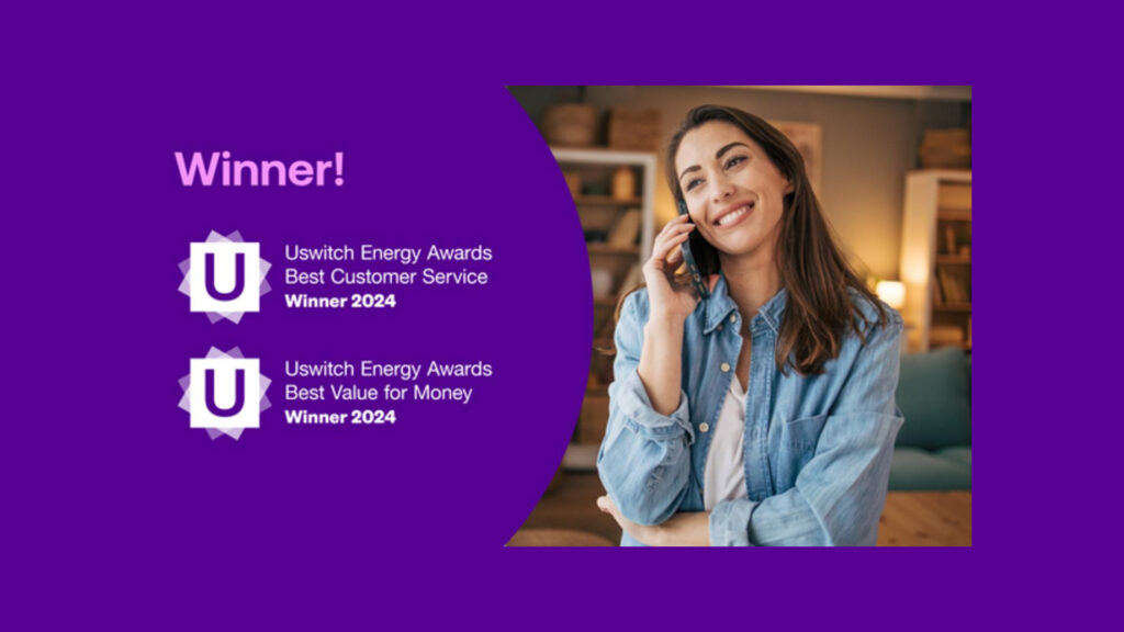 Uswitch Energy Awards best customer service value for money 24