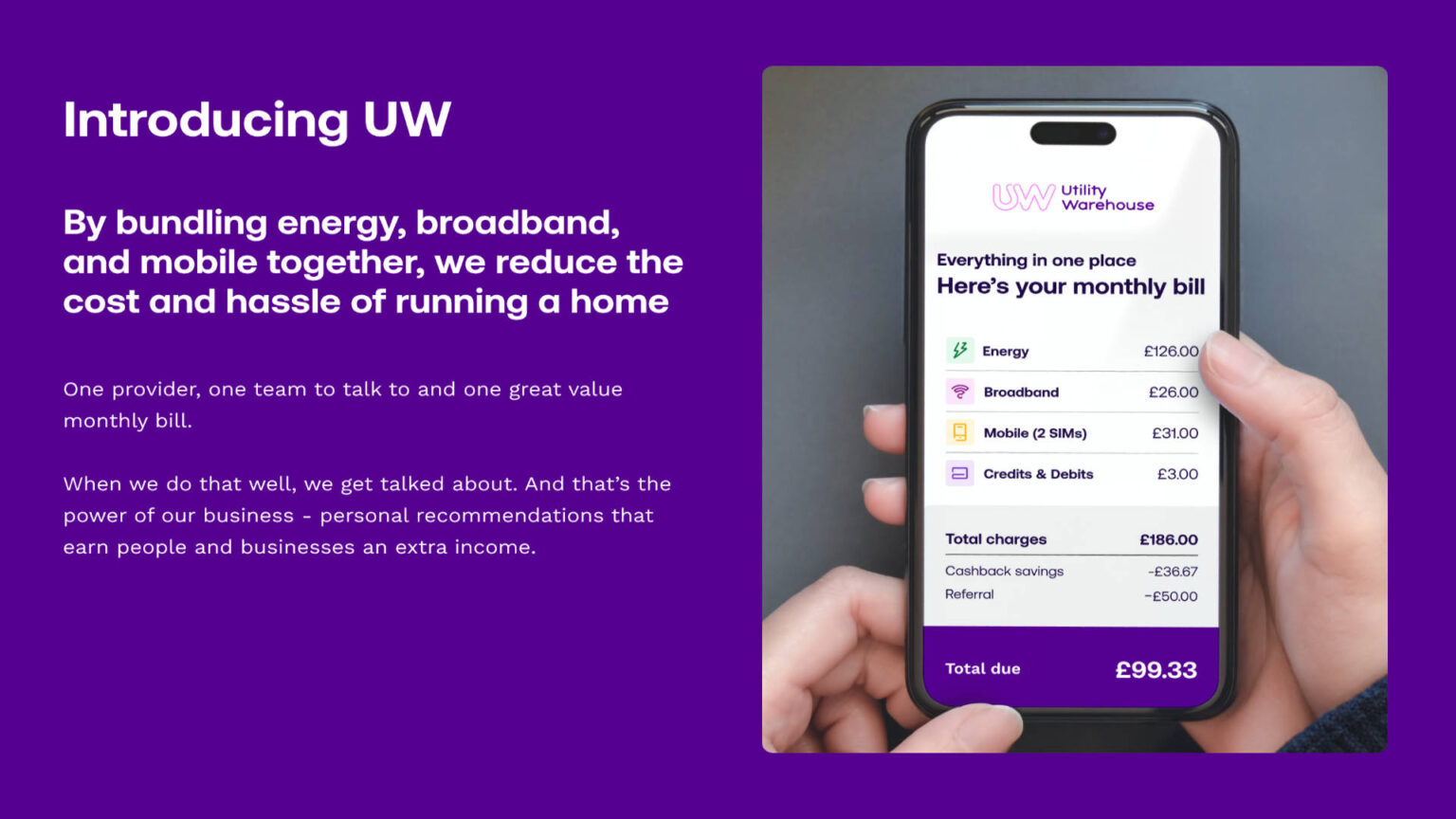 UW Connectors | Earn Extra Income referring Utility Warehouse